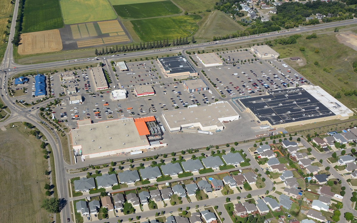 A handful of aerial photos from over Brandon earlier today ...