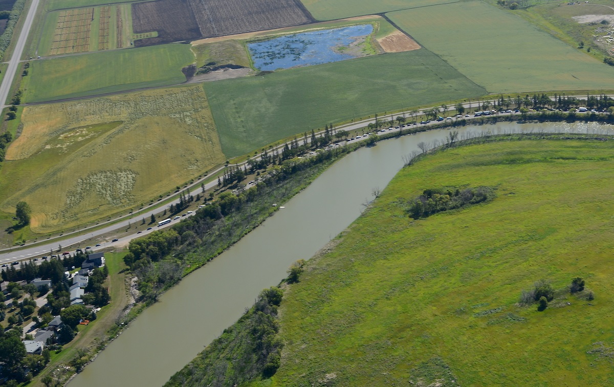 A handful of aerial photos from over Brandon earlier today ...